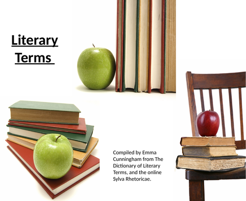 Literary Terms Revision Posters / Flashcards (126 slides) | Teaching ...