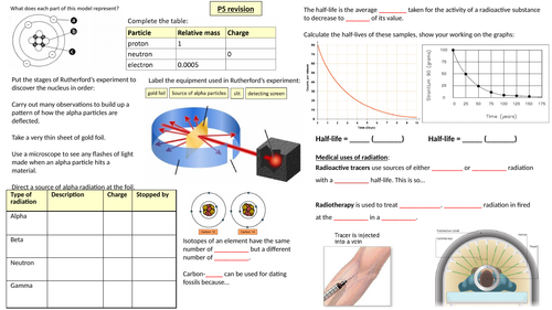 GCSE Physics Revision - P5 Radioactivity | Teaching Resources