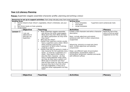KS1 Supertato literacy planning | Teaching Resources