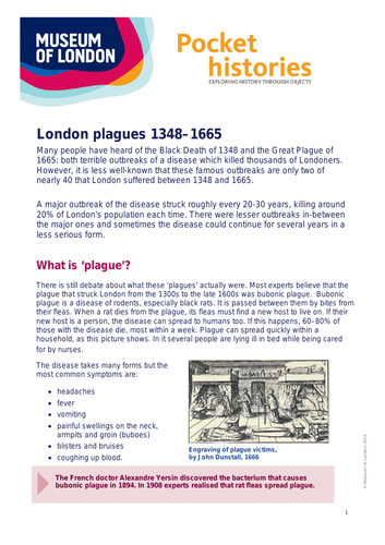 Black Death vs Great Plague of London | Teaching Resources