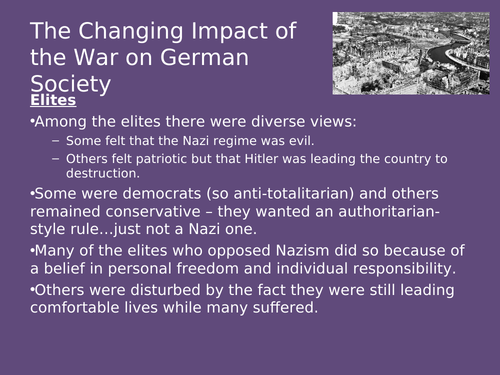 AQA A-Level History Democracy & Nazism: War Economy, Speer and Forced ...