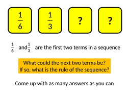 Sequences puzzle | Teaching Resources