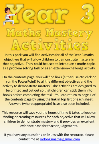 Year 3 Maths Mastery Activities | Teaching Resources Year 3 Maths Mastery Activities | Teaching Resources