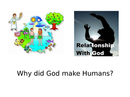 Why did God make humans? | Teaching Resources