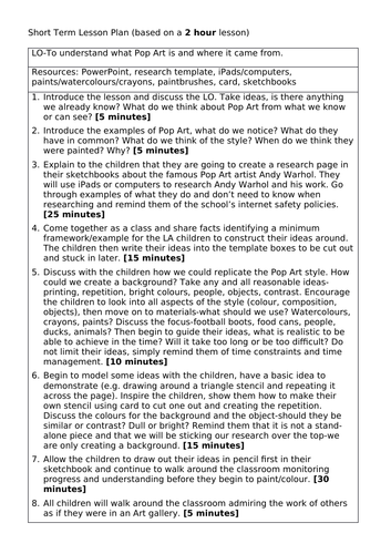 Pop Art Introduction | Teaching Resources