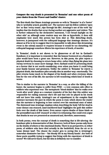 AQA Power and Conflict model essay | Teaching Resources