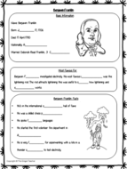 Scientists and Inventors - Benjamin Franklin PowerPoint and Worksheets ...