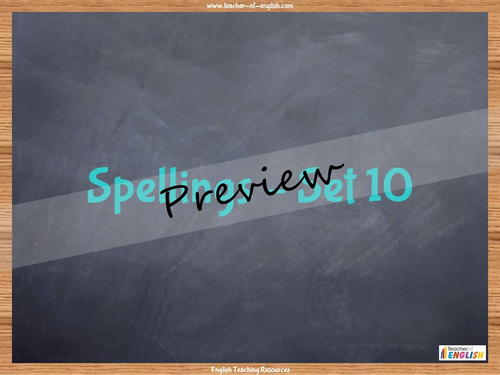 Spellings - Year 5 and 6 | Teaching Resources