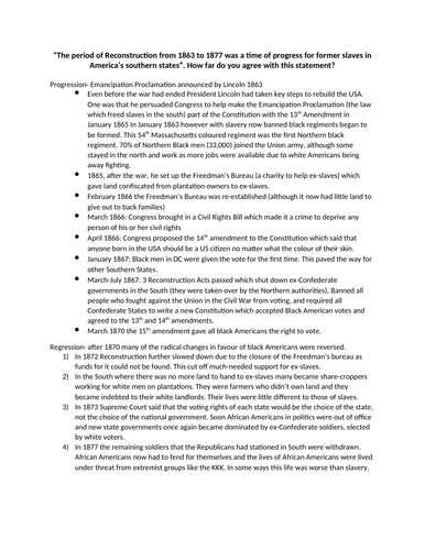 Making of America Revision- African Americans | Teaching Resources Making of America Revision- African Americans | Teaching Resources