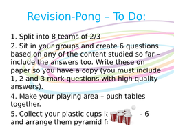Revision Pong - Lesson PPT | Teaching Resources