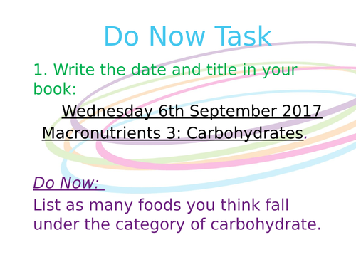 FOOD, NUTRITION & HEALTH: GCSE Full Lesson PPTs and Resources ...