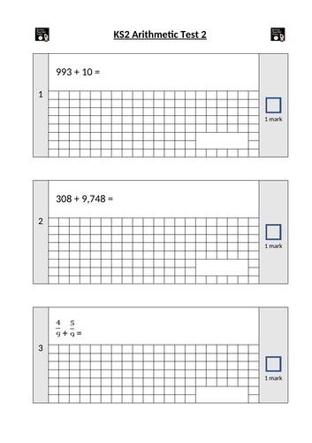 KS2 SATs Paper 1 Arithmetic tests: Bundle 1 | Teaching Resources KS2 SATs Paper 1 Arithmetic tests: Bundle 1 | Teaching Resources