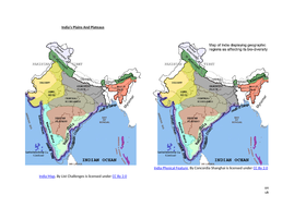 India's Plaines And Plateaus | Teaching Resources