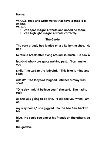 The Very Greedy Bee Resources KS1 | Teaching Resources