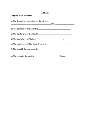 UK, Weather & Climate | Teaching Resources