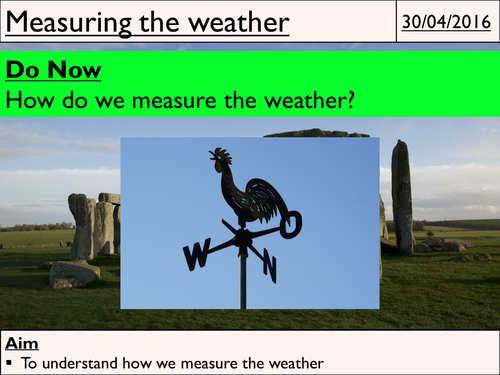 UK, Weather & Climate | Teaching Resources