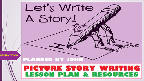 PICTURE PERCEPTION STORY WRITING LESSON PRESENTATION | Teaching Resources