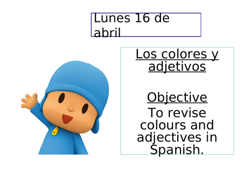 Colours and pets/Spanish primary school lesson | Teaching Resources