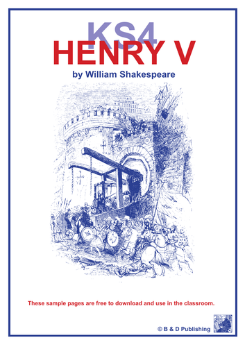 Henry V Scheme of Work Sample Pages | Teaching Resources