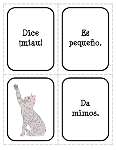 Los animales de granja - Juego de cartas (Spoons) | Teaching Resources