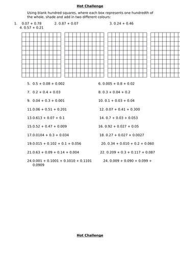 Year 5 Decimals Summer Term: White Rose Maths - Adding Decimals within ...