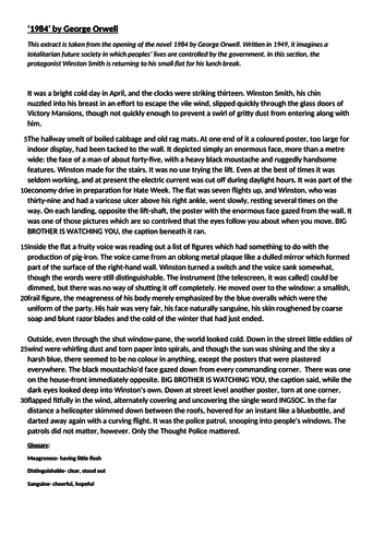 AQA style GCSE English Language Paper 1 bundle | Teaching Resources