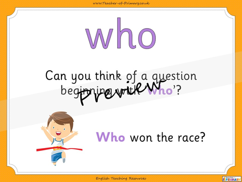 Questions and Question Marks - KS1 | Teaching Resources