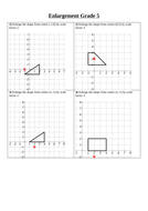 Differentiated Enlargement worksheets | Teaching Resources