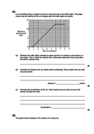 Velocity-Time Graphs | Teaching Resources