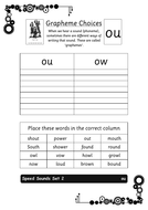 Phonics - Read, Write, Inc. Grapheme Choice Spelling Worksheet ...