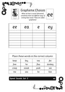 Phonics - Read, Write, Inc. Grapheme Selection Worksheets (No ...