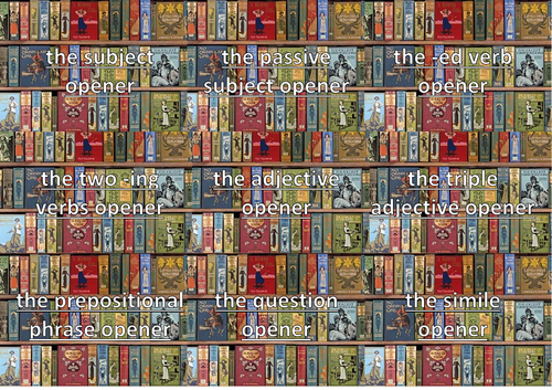 Creative / Descriptive Writing Random Sentence Type Playing Cards ...