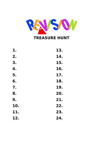 Reading activity Words in context/vocabulary treasure hunt Year 6 ...
