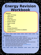 AQA 1-9 GCSE Physics (Science) Energy Revision Workbook | Teaching ...
