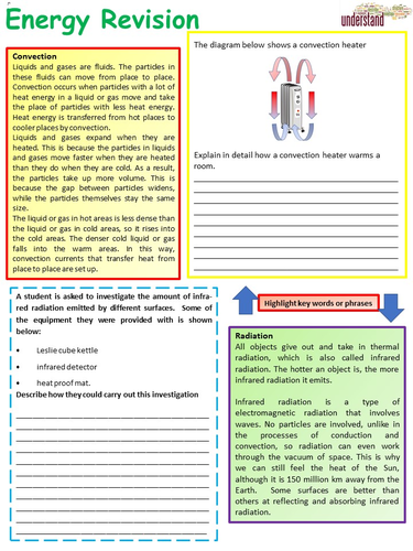 AQA 1-9 GCSE Physics (Science) Energy Revision Workbook | Teaching ... AQA 1-9 GCSE Physics (Science) Energy Revision Workbook | Teaching ...