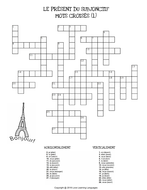 French present subjunctive crossword puzzles - Mots croisés | Teaching ...
