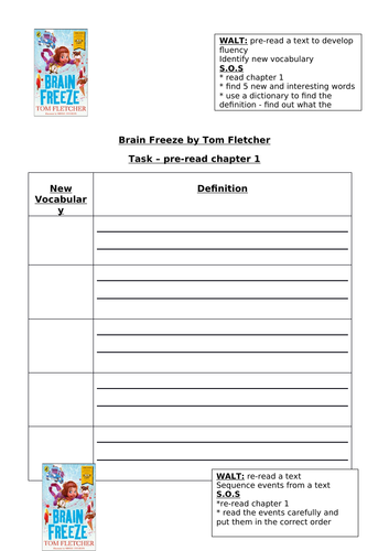 Guided Reading Unit of work (worksheets and answer booklet) Brain ...