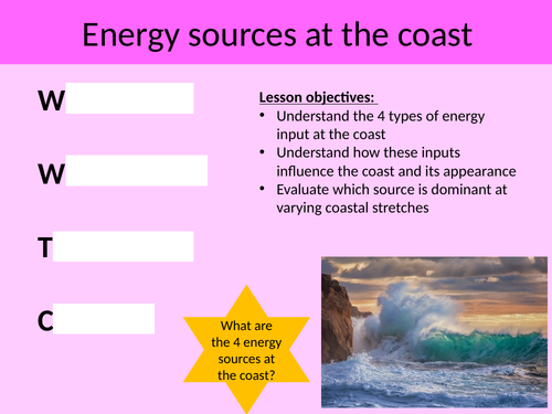 Energy at the coast - waves, tides and currents | Teaching Resources