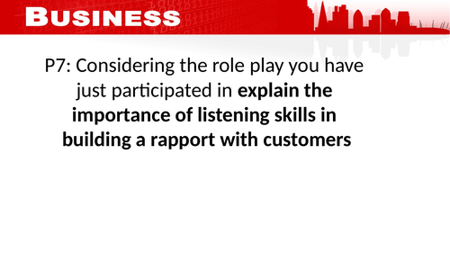 CTEC Level 3 Business Unit 4: P7, P8, P10, M3 | Teaching Resources