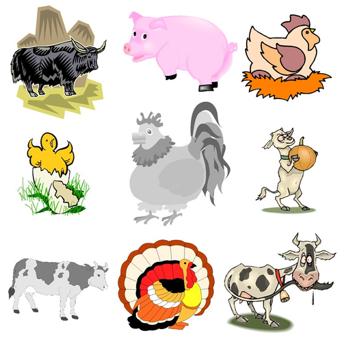 Farm Animals (A-Z) Clip Art - Commercial Use | Teaching Resources