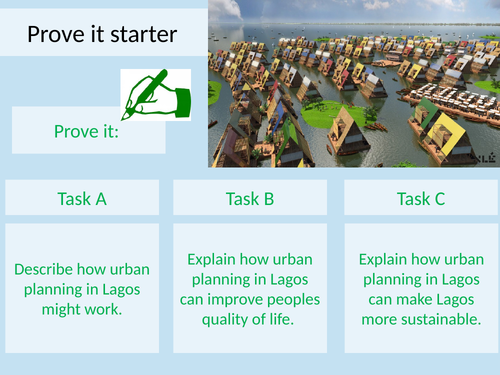 Urban issues and challenges AQA 1-9 course (Scheme of learning ...