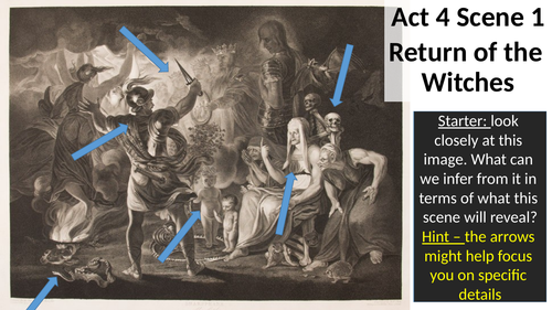 Act 4 Scene 1 Macbeth GCSE English Literature 9-1 | Teaching Resources
