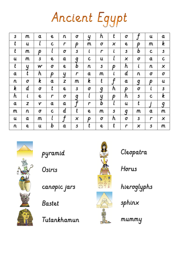 KS2 Ancient Egypt, Reading Task and comprehensions with Topic ...