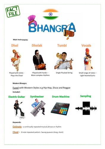 Rhythms of the World Revision Factfiles/ Posters - OCR 9-1 GCSE Music ...