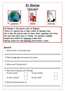 Year 1 Reading Comprehension - St George | Teaching Resources