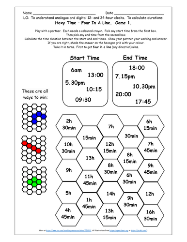 Time Y4 KS2 Read analogue, digital, 24 hour times, convert units of ...