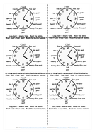 Time Y4 KS2 Read analogue, digital, 24 hour times, convert units of ...