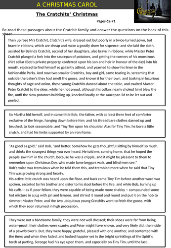 A Christmas Carol - Stave 3 | Teaching Resources