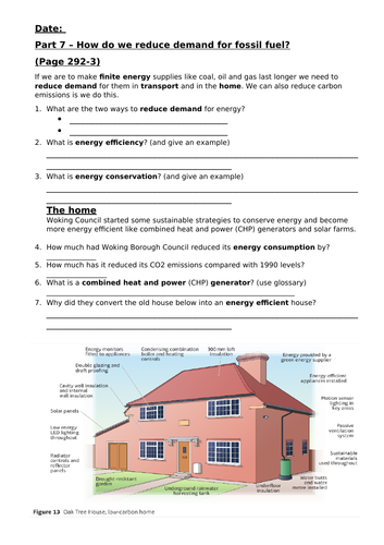 Edexcel B Geography GCSE 9-1 Topic 9 Consuming energy resources ...