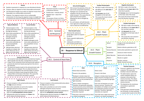 Complete Biology Revision Mind Map Set - AQA AS/A Level Biology (7041/ ...